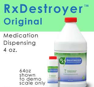 RX DESTROYER TM DRUG DISPOSAL-4 OZ | Square One Medical