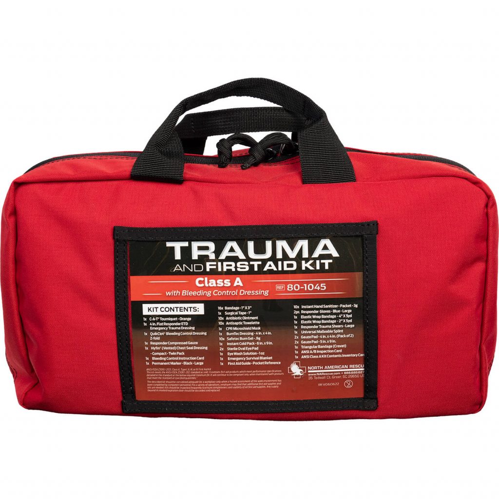 Trauma And First Aid Kit - Class A With Bleeding Control Dressing ...
