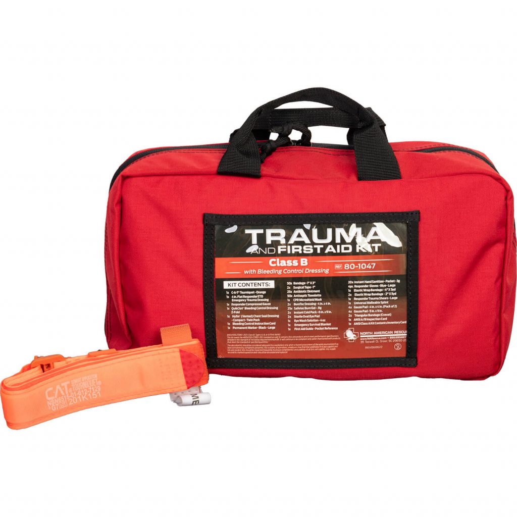Trauma And First Aid Kit - Class B With Bleeding Control Dressing ...