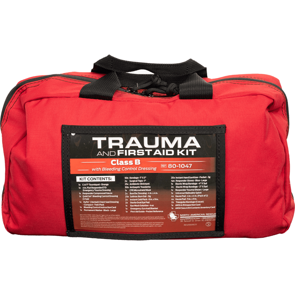 Trauma And First Aid Kit - Class B With Bleeding Control Dressing ...